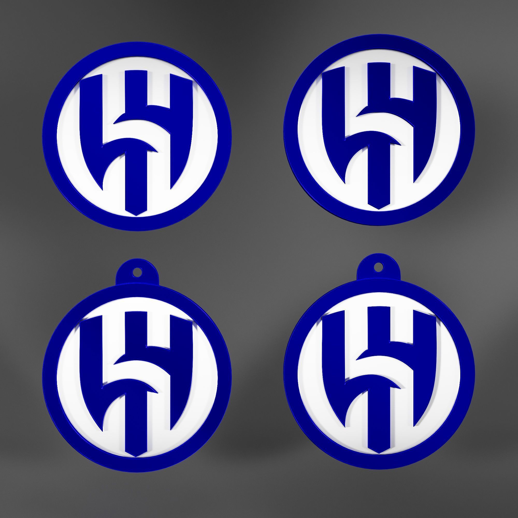 Al Hilal Saudi Football Club logo 3D model 3D printable | CGTrader