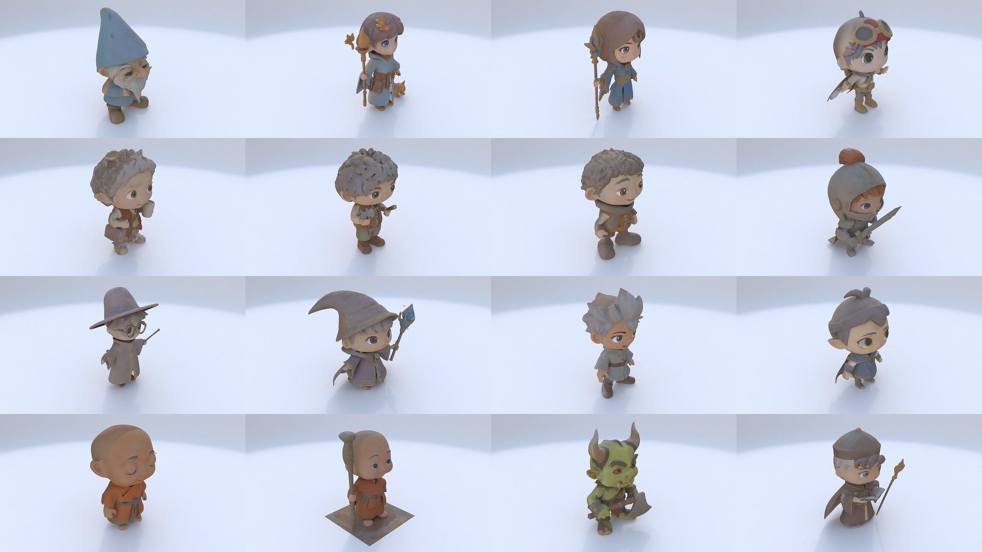 55 3D fantasy cartoon models shibi style collection | CGTrader