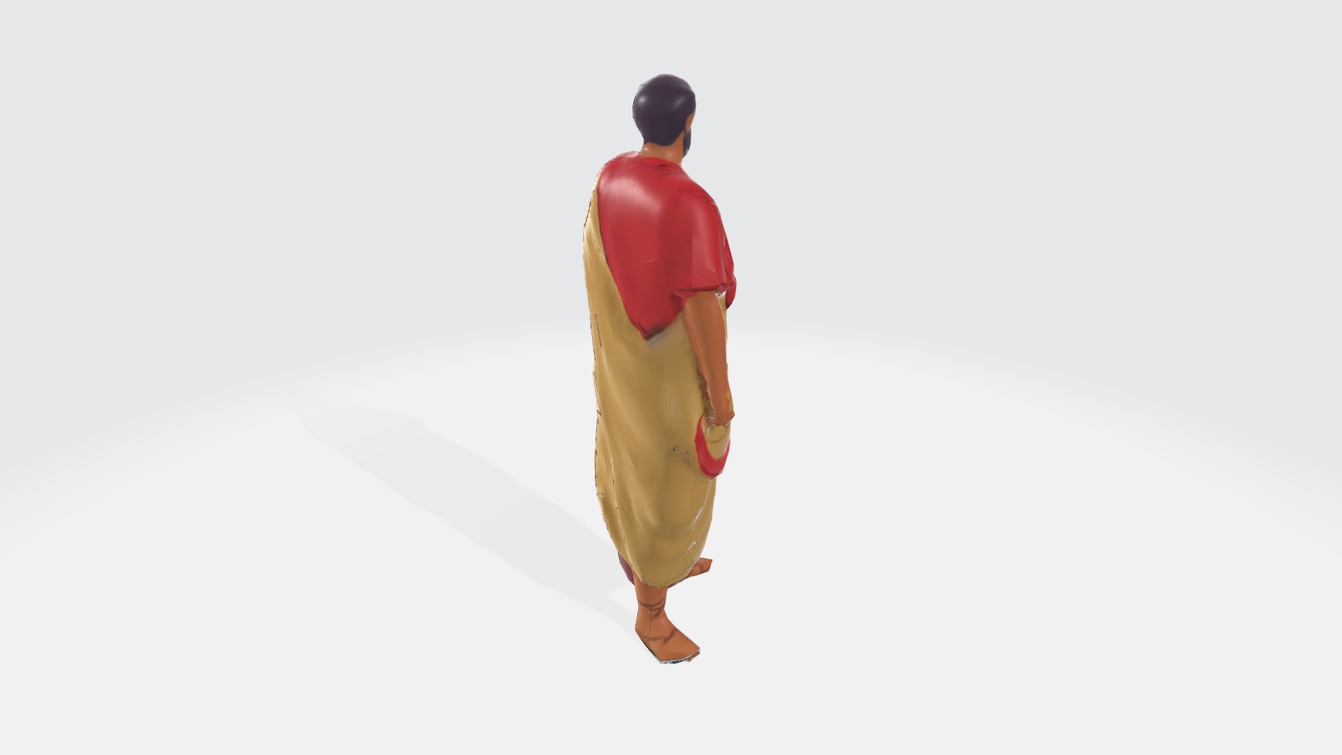 3D model Roman Man in Traditional Toga VR / AR / low-poly | CGTrader