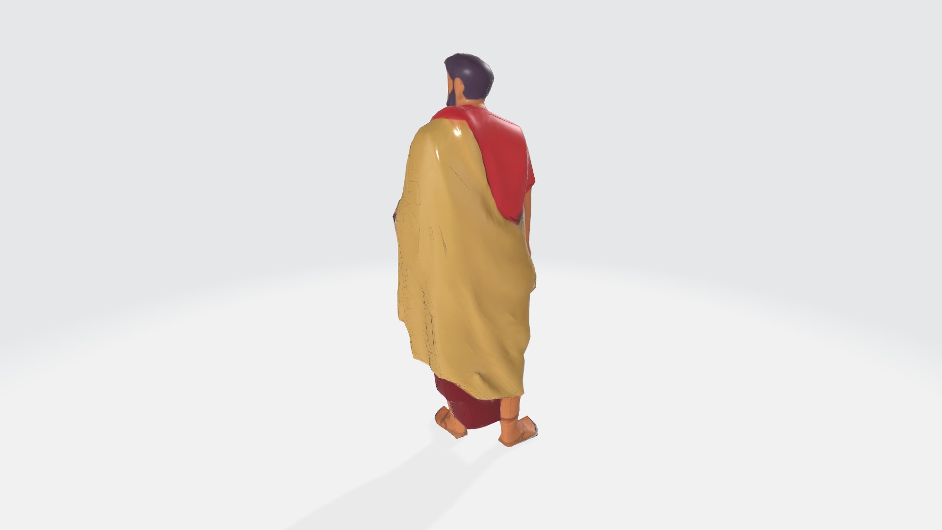 3D model Roman Man in Traditional Toga VR / AR / low-poly | CGTrader