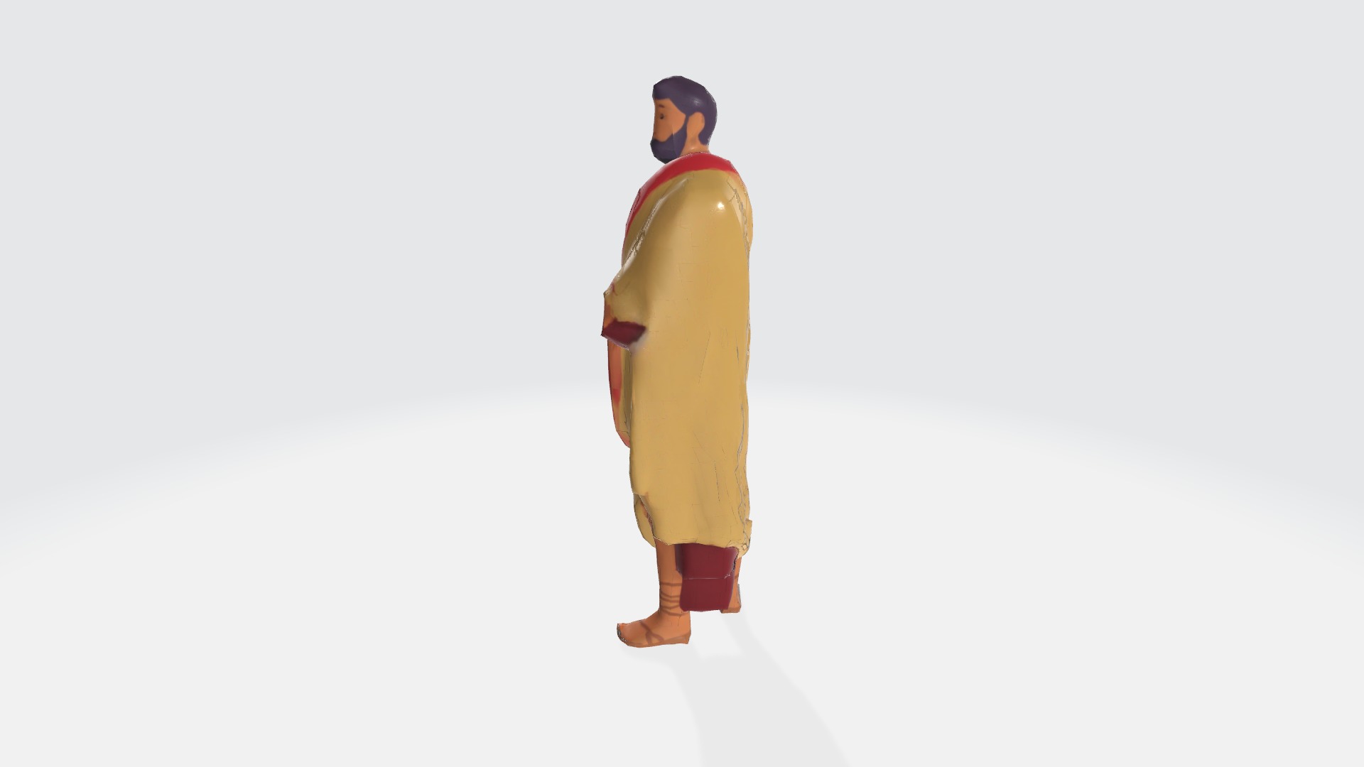 3D model Roman Man in Traditional Toga VR / AR / low-poly | CGTrader