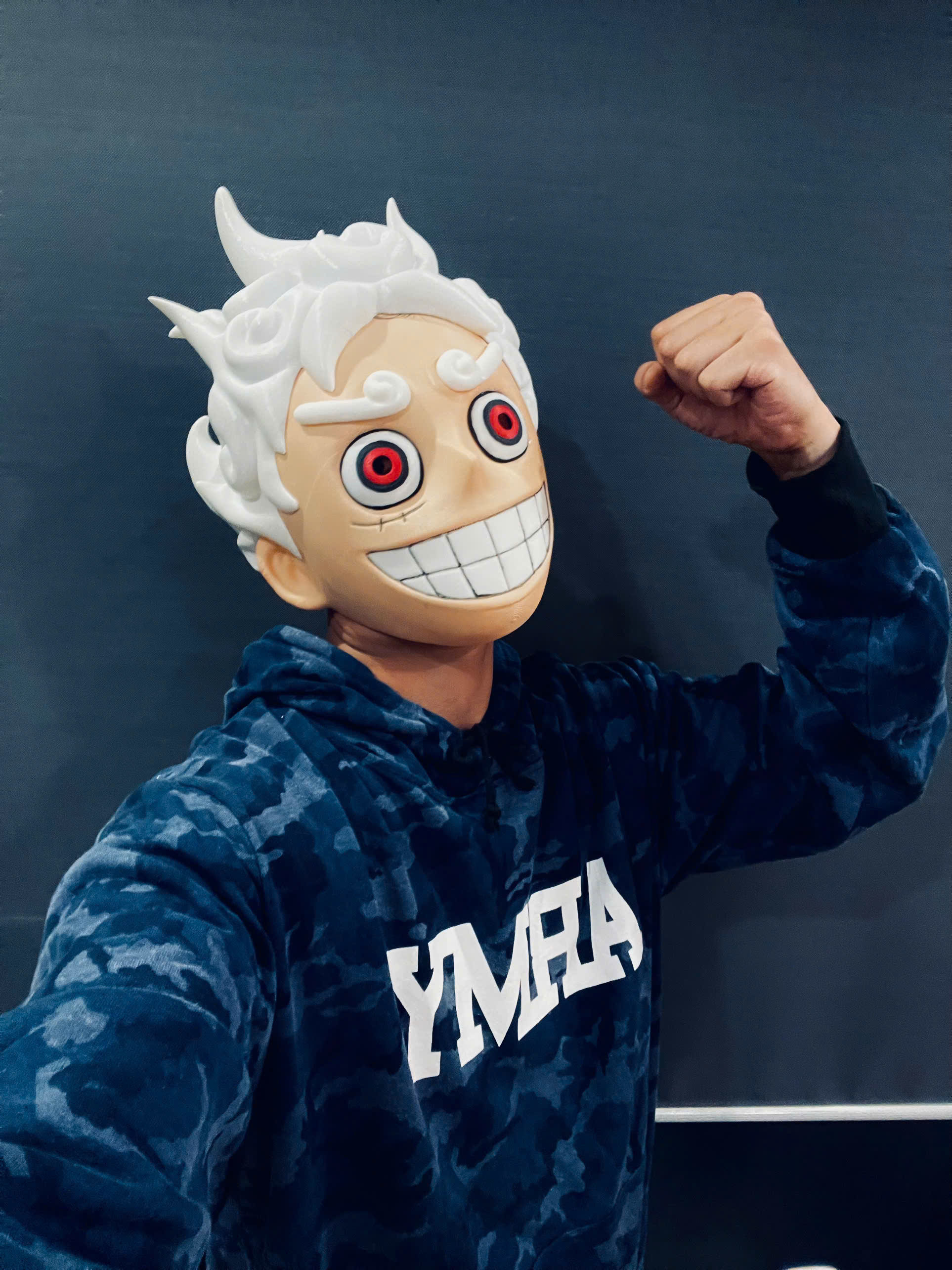 Luffy Gear 5 Head Decor Mask - Wearable - One Piece Cosplay 3D model 3D ...