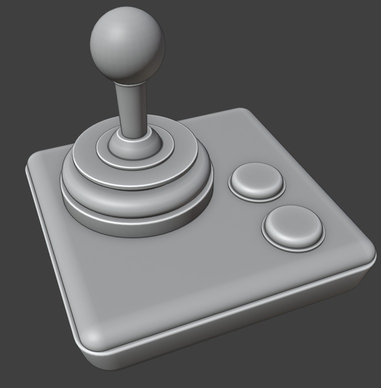 Joystick 3D model with Render Scene File free 3D model | CGTrader