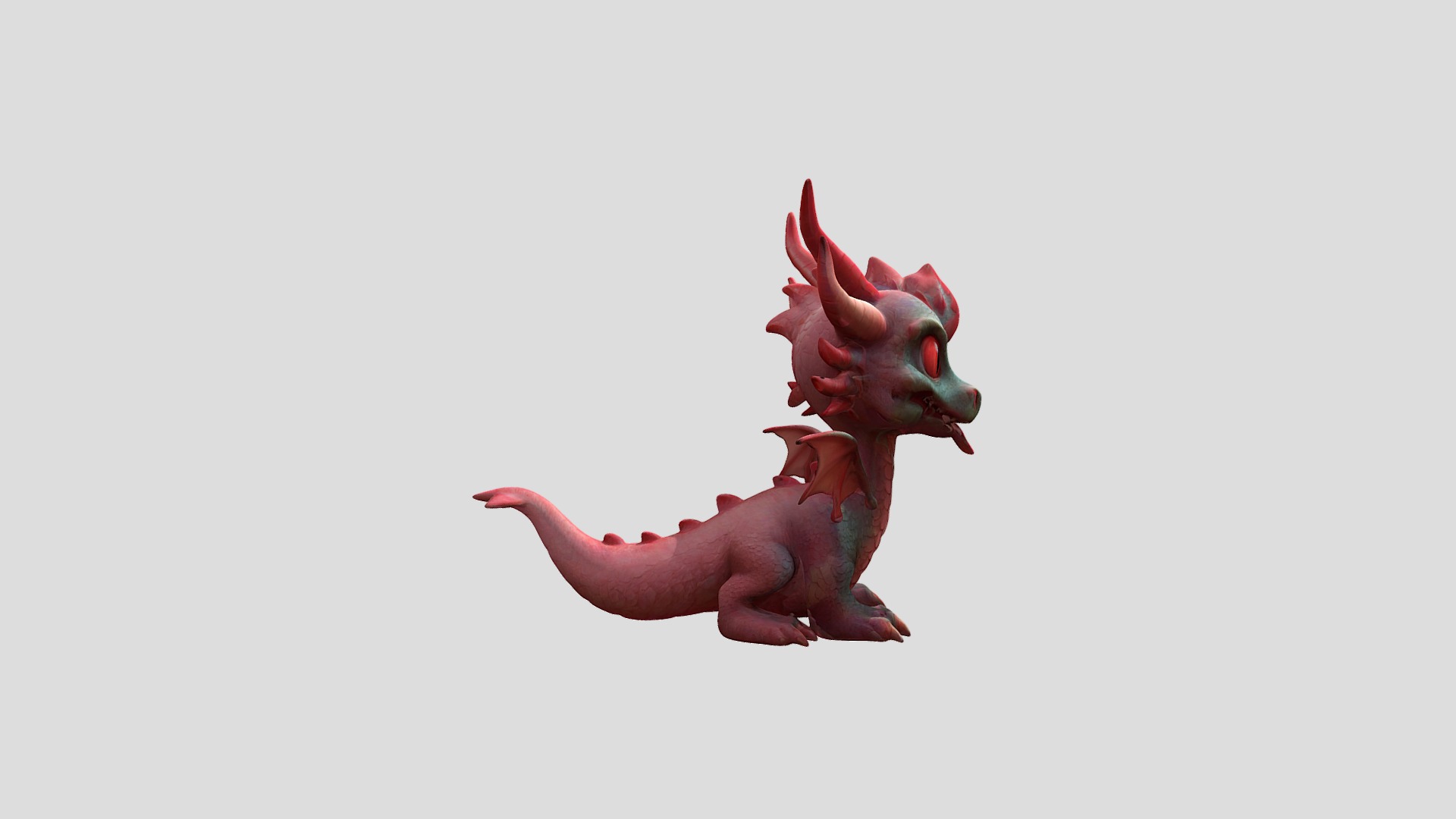 Cartoon Dragon Stylized free VR / AR / low-poly 3D model | CGTrader