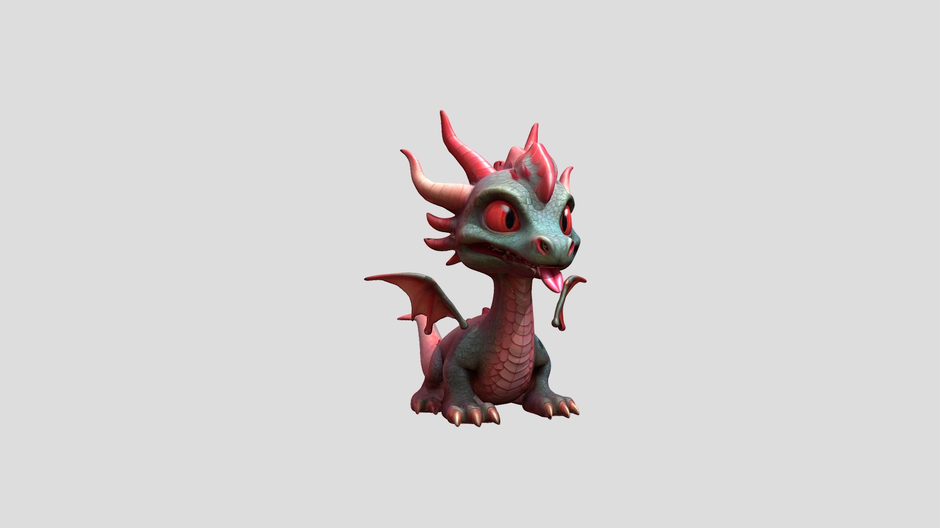 Cartoon Dragon Stylized free VR / AR / low-poly 3D model | CGTrader