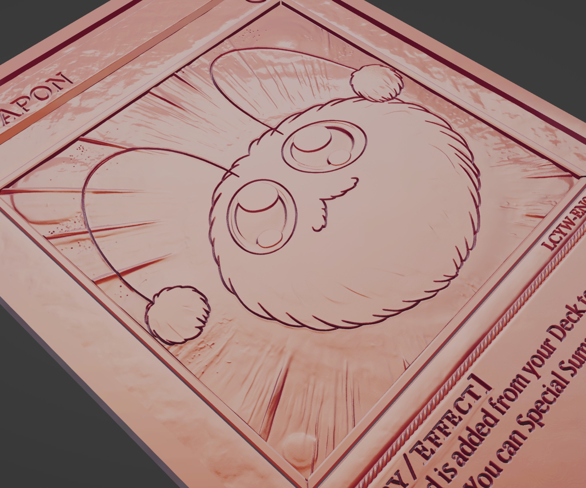 Watapon - yu-gi-oh 3D model 3D printable | CGTrader