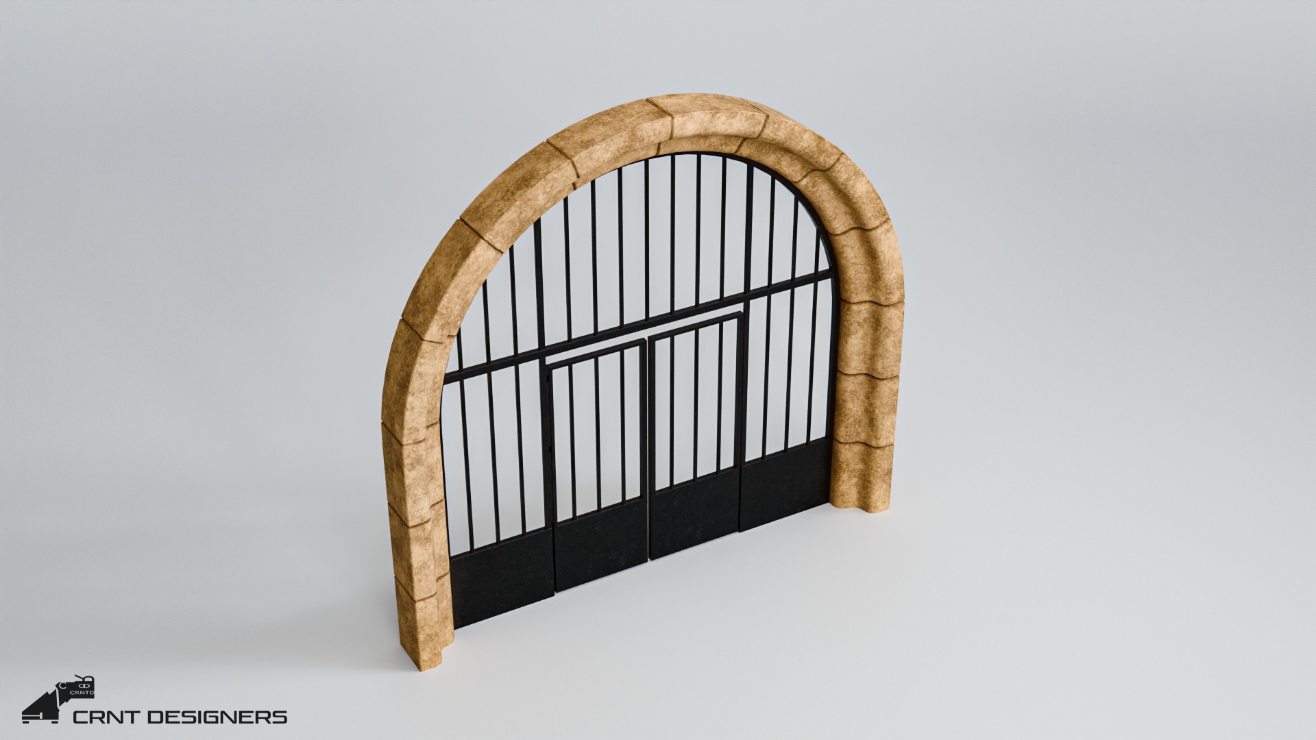3D model Roman Arch Gate VR / AR / low-poly | CGTrader
