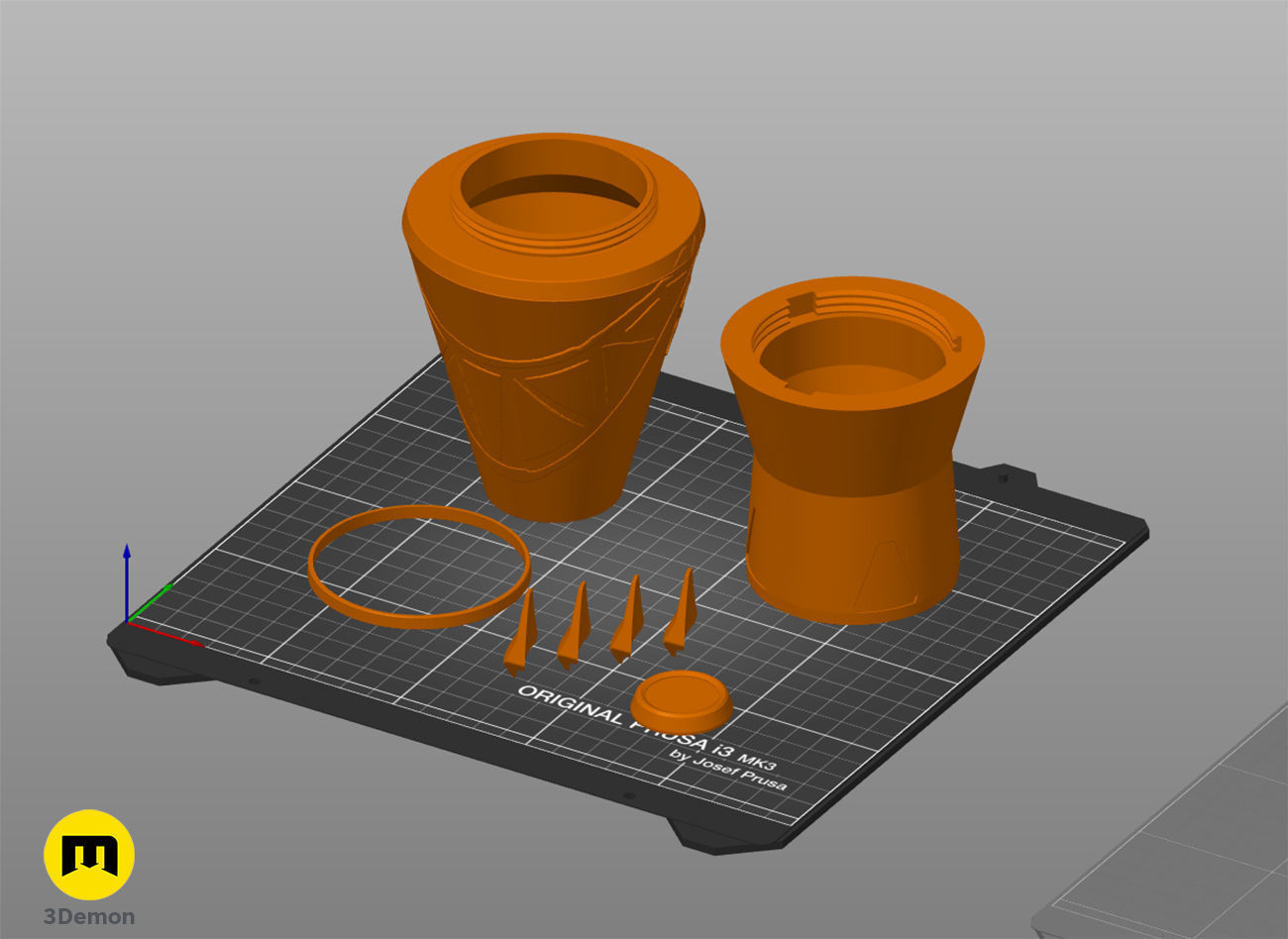 Arcane Jinx rocket container free 3D model 3D printable | CGTrader