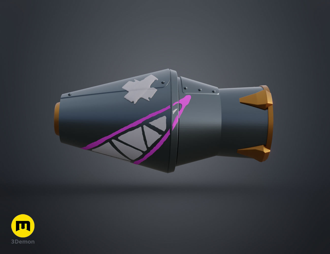 Arcane Jinx rocket container free 3D model 3D printable | CGTrader