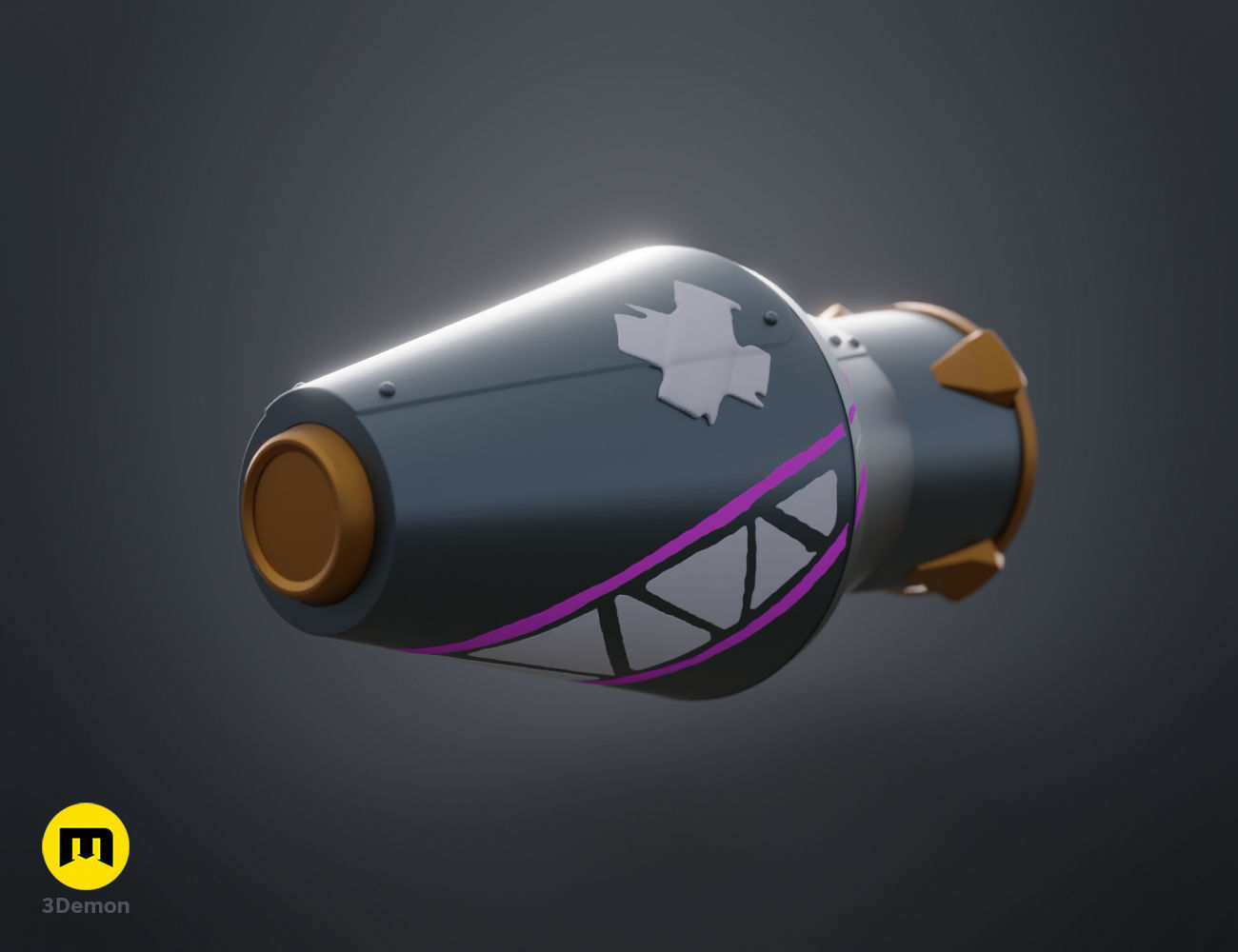 Arcane Jinx rocket container free 3D model 3D printable | CGTrader