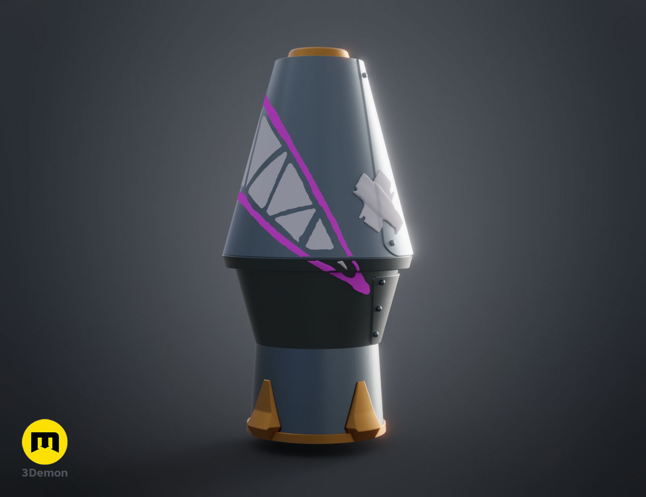 Arcane Jinx rocket container free 3D model 3D printable | CGTrader