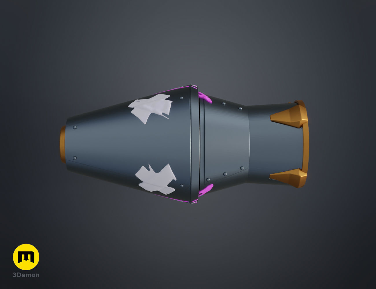 Arcane Jinx rocket container free 3D model 3D printable | CGTrader