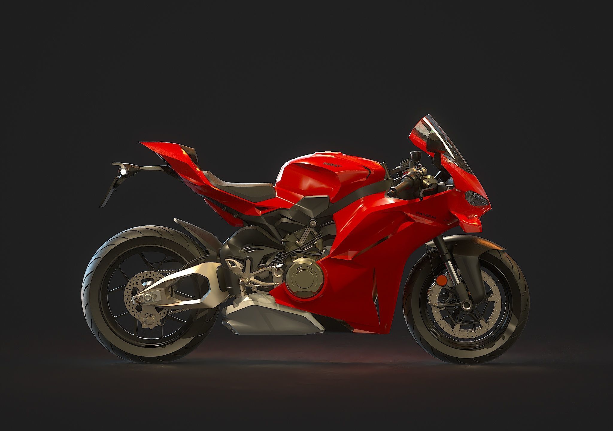 Base model Ducati Panigale 2025 3D model | CGTrader