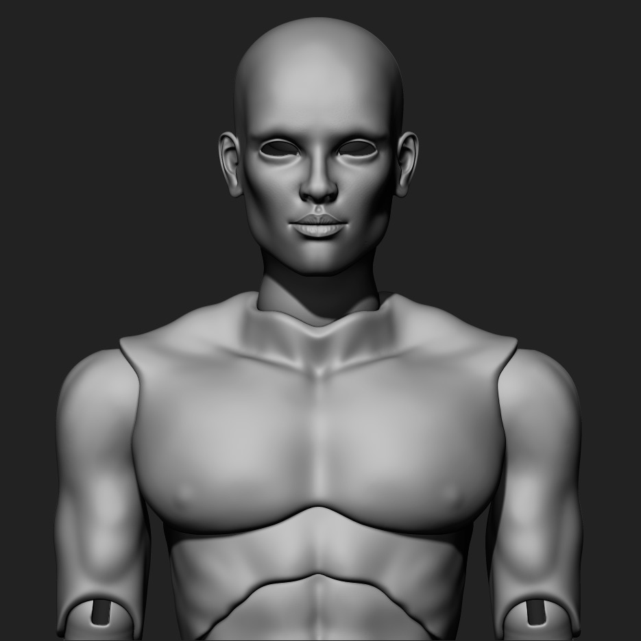 Darren - 3D model boy bjd doll Female figurines articulated doll 3D ...