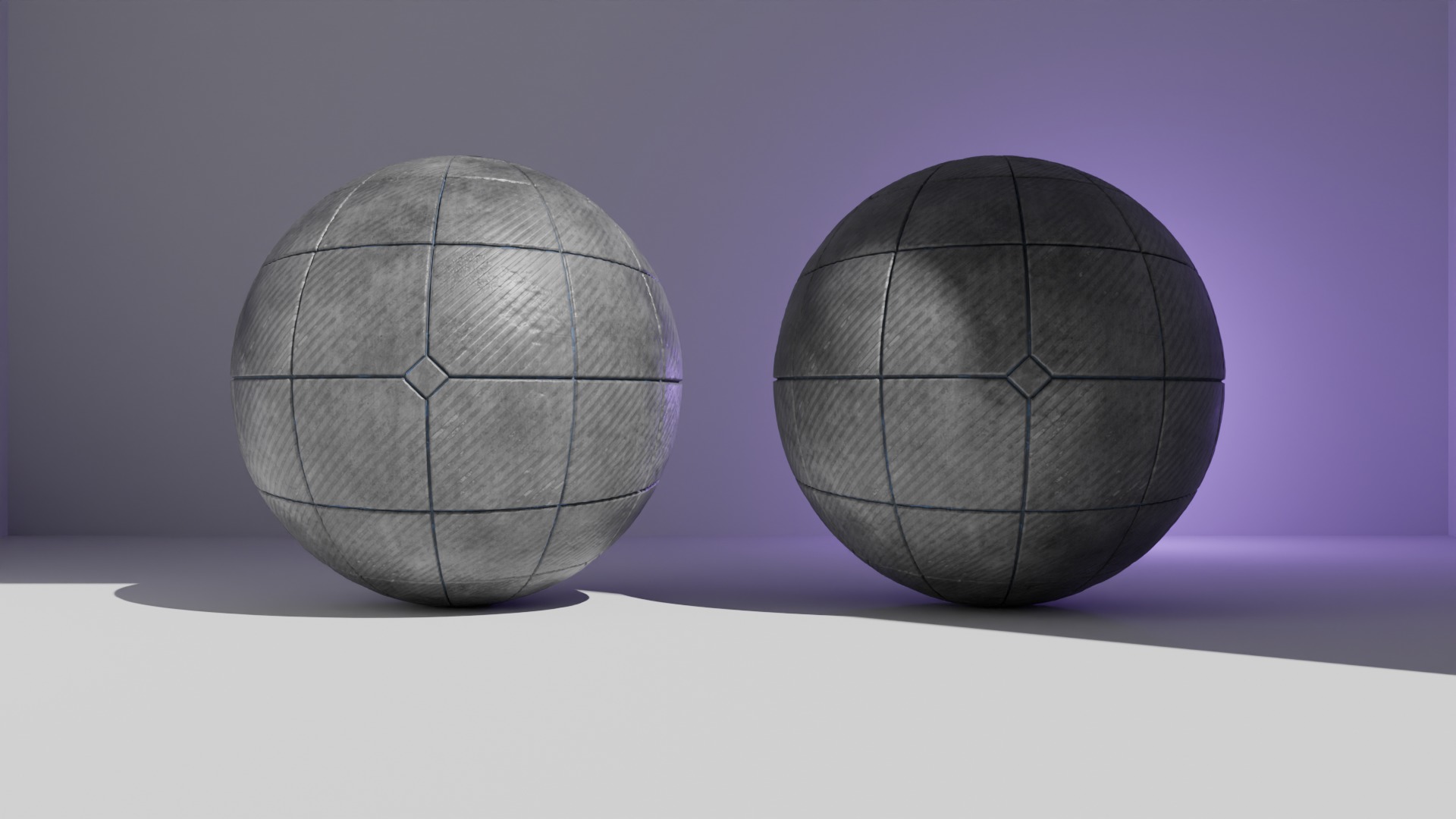 Gray Concrete Tile PBR Texture Texture | CGTrader