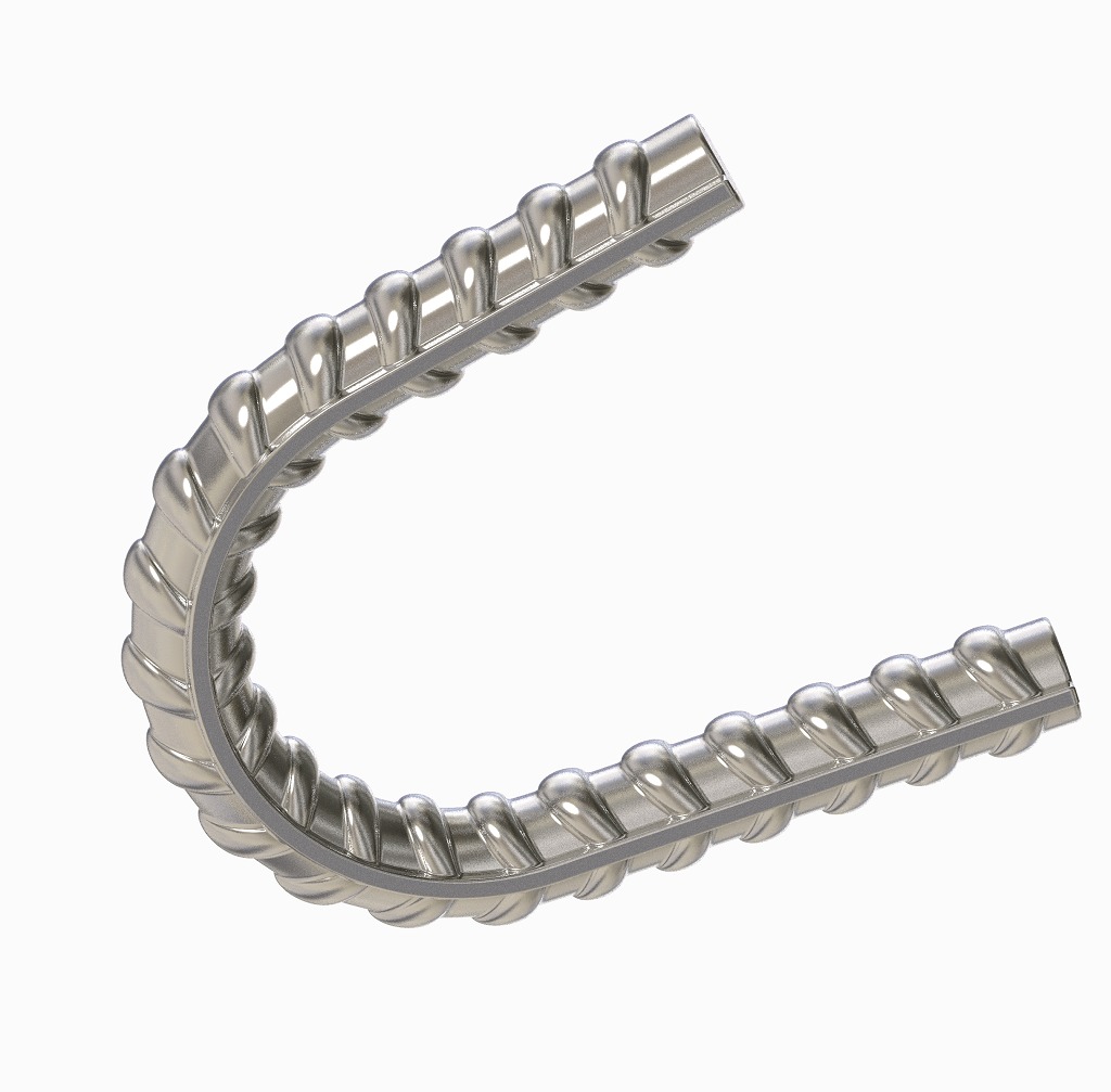Bend TMT Bar 3D model 3D printable | CGTrader