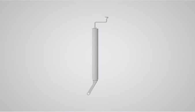 Trailer Jockey wheel - Trailer Jack free 3D model | CGTrader