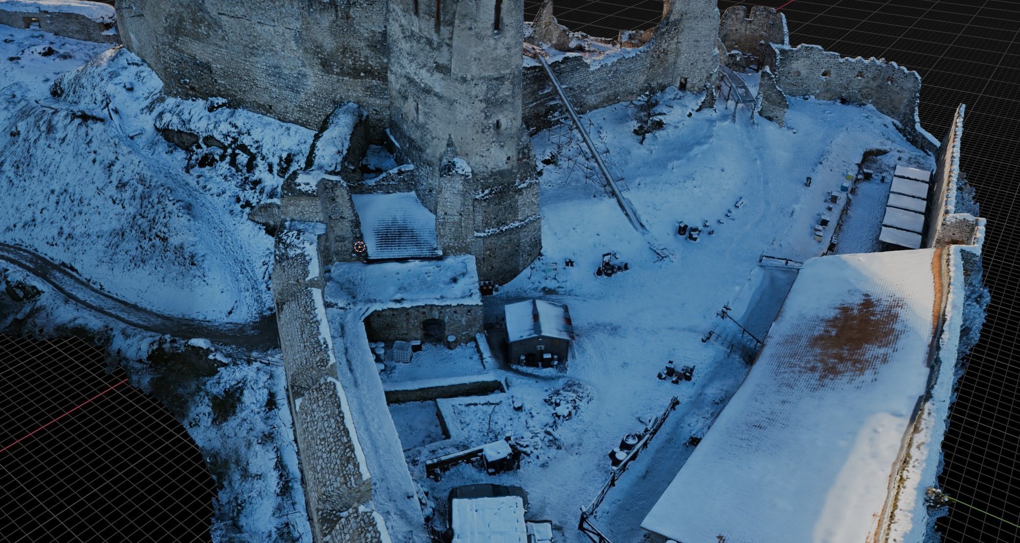 Medieval castle ruins Cachtice in Slovakia free 3D model | CGTrader