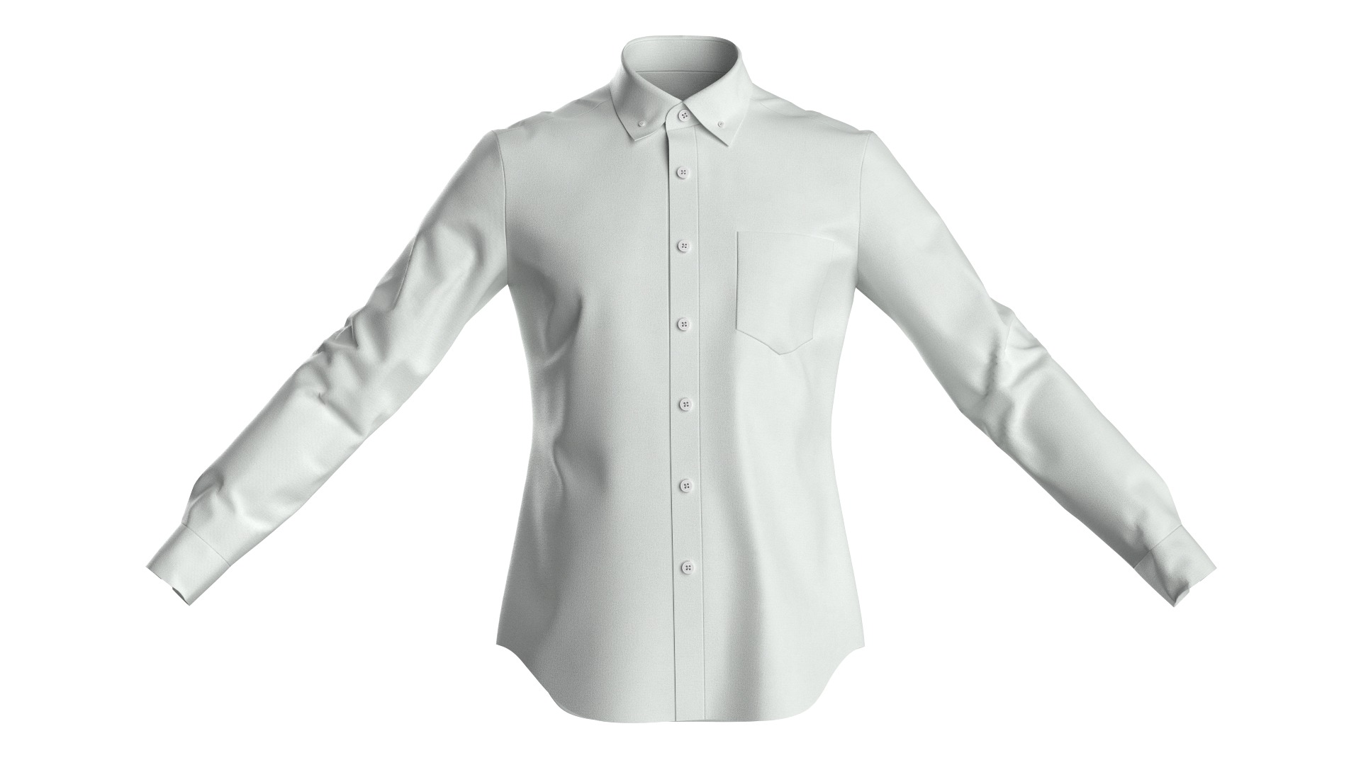 Free - Mens Shirt free 3D model | CGTrader