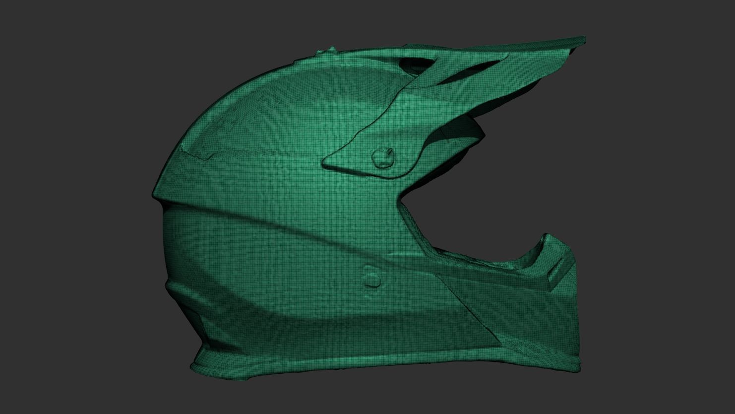 LS2 MX437 Motocross Helmet 3D Model 3D model | CGTrader