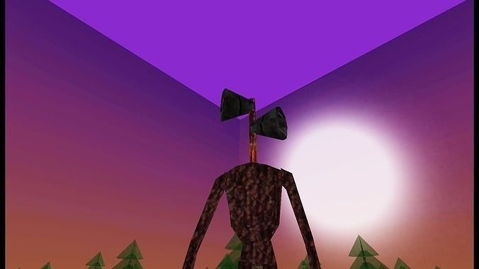 Siren Head free VR / AR / low-poly 3D model rigged | CGTrader
