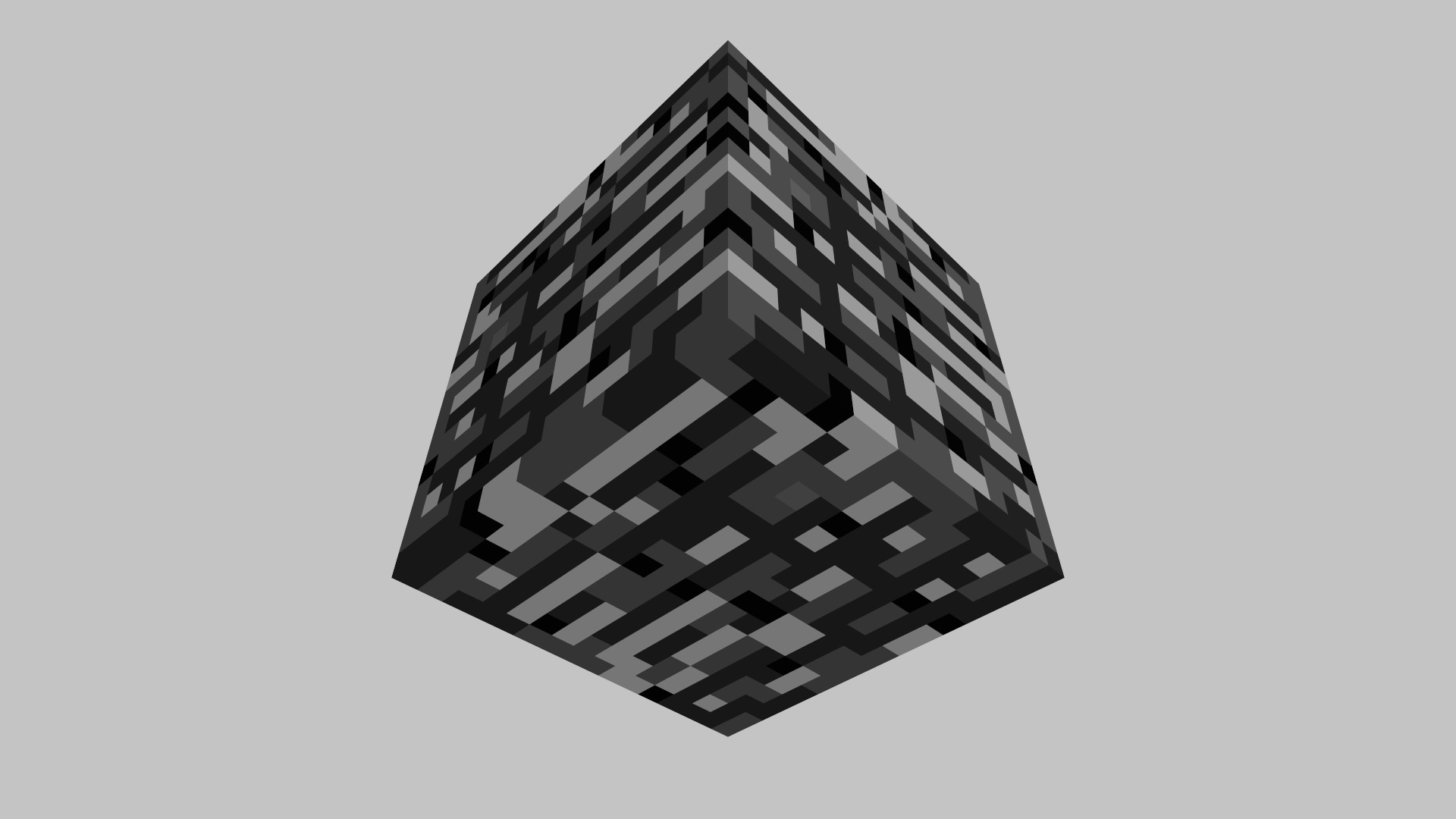 3D model MineCraft bedrock block VR / AR / low-poly | CGTrader