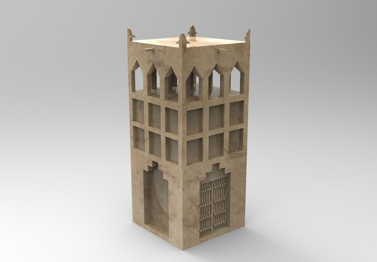 3D Design of Traditional Saudi House 3D model 3D printable | CGTrader