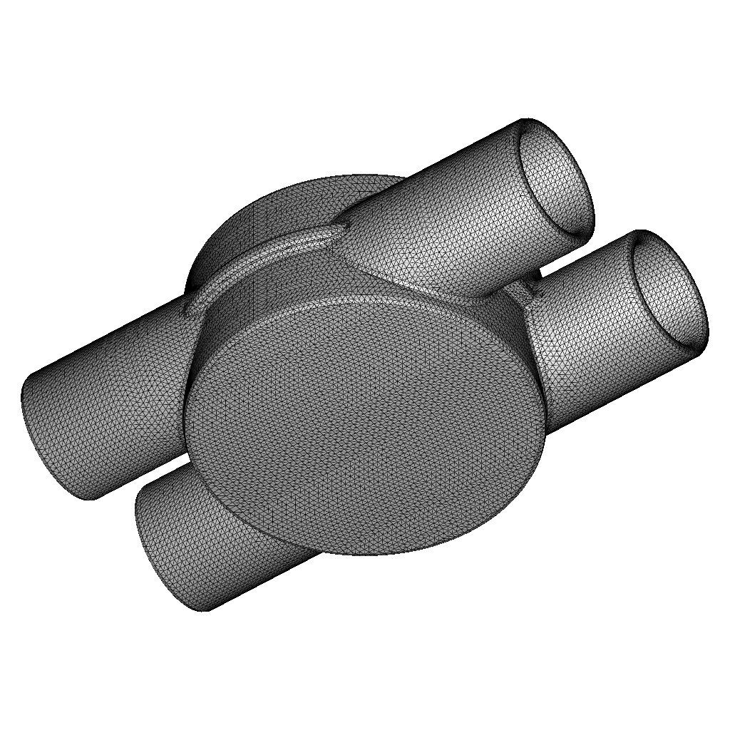 Four Way Junction Box 3D model 3D printable | CGTrader