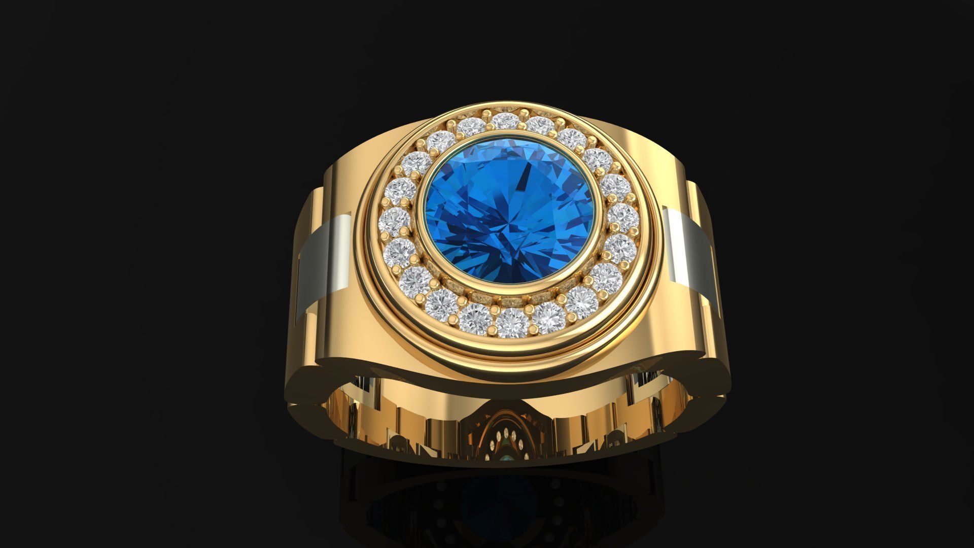 Mens ring free 3D model 3D printable | CGTrader