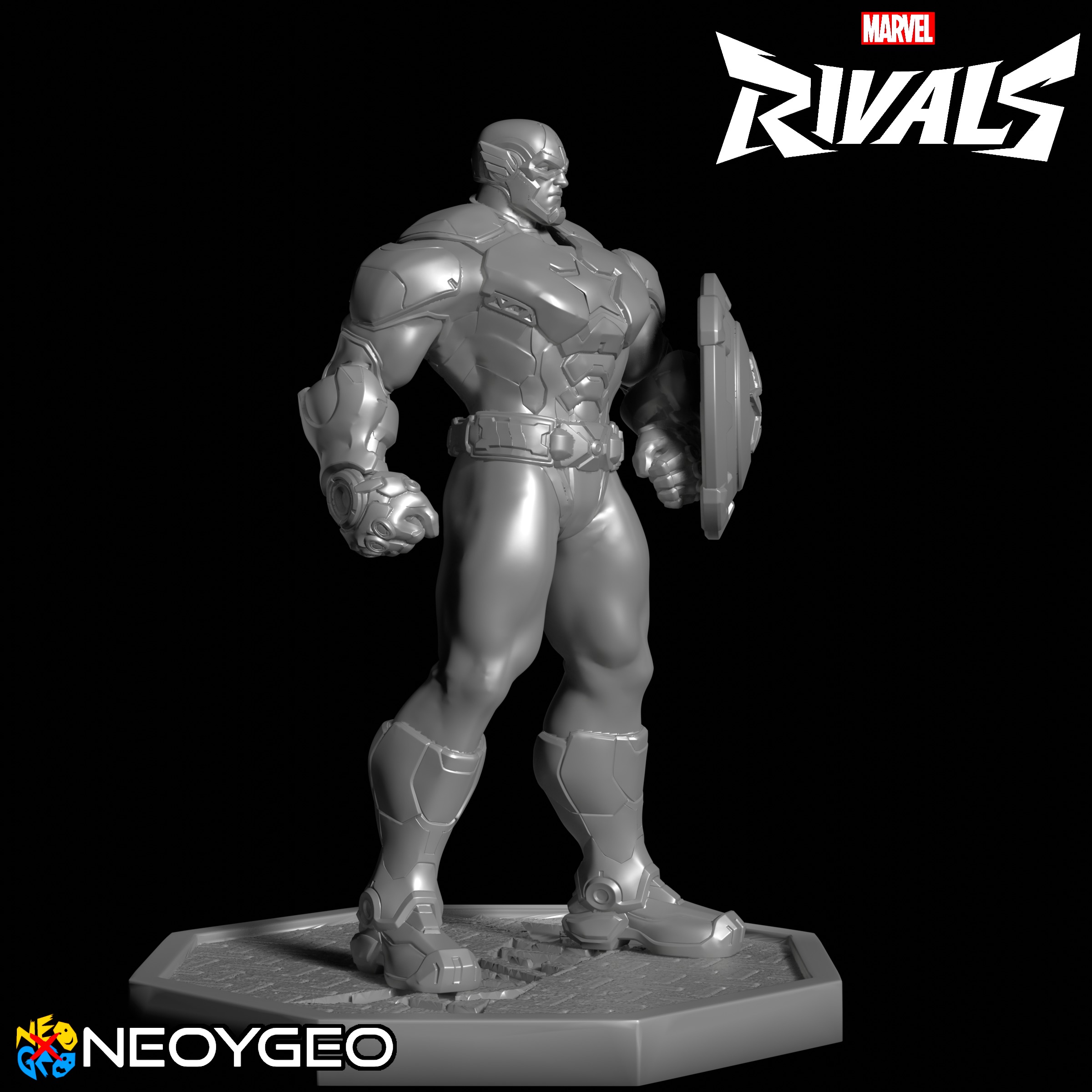 CAPTAIN AMERICA - MARVEL RIVALS 3D model 3D printable | CGTrader