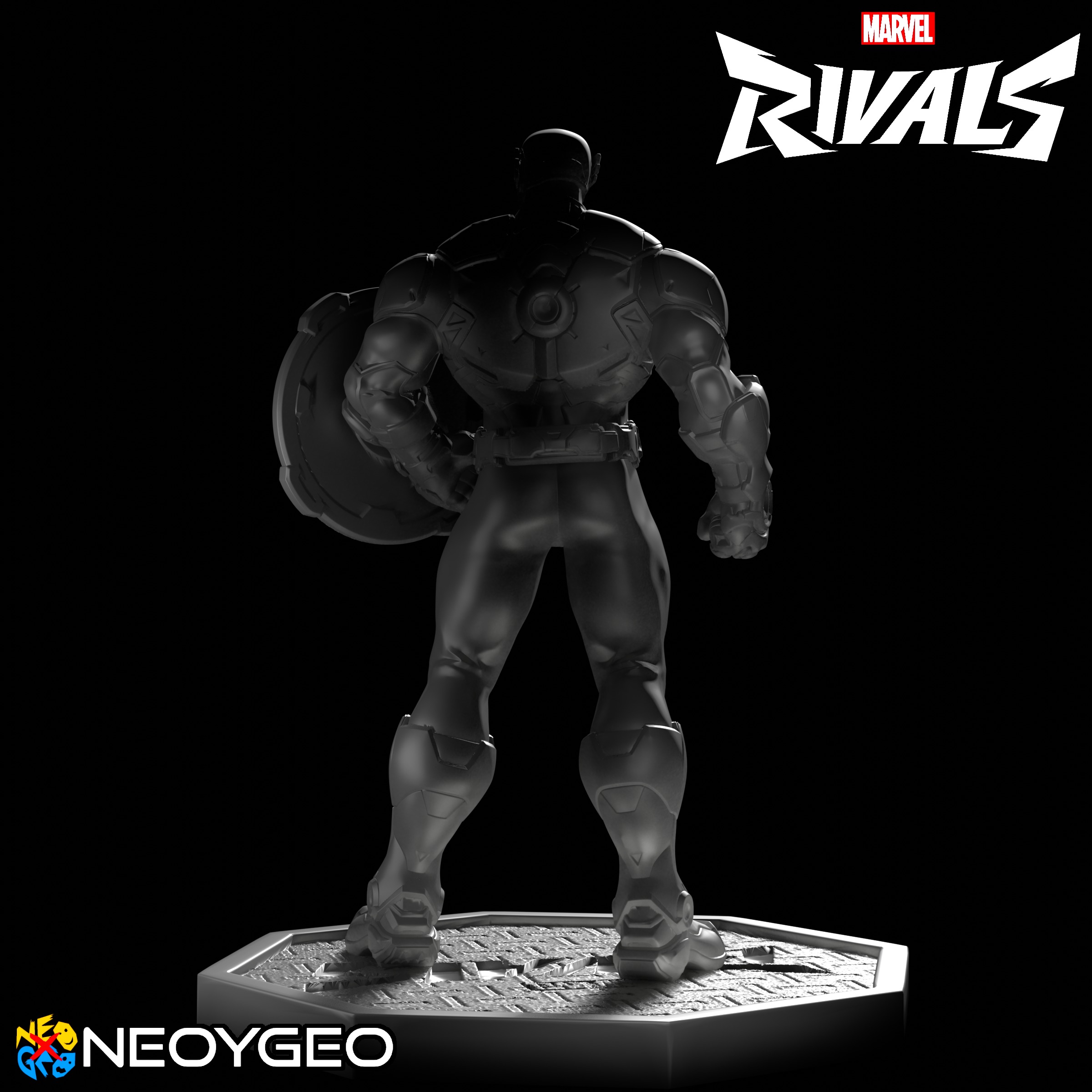 CAPTAIN AMERICA - MARVEL RIVALS 3D model 3D printable | CGTrader