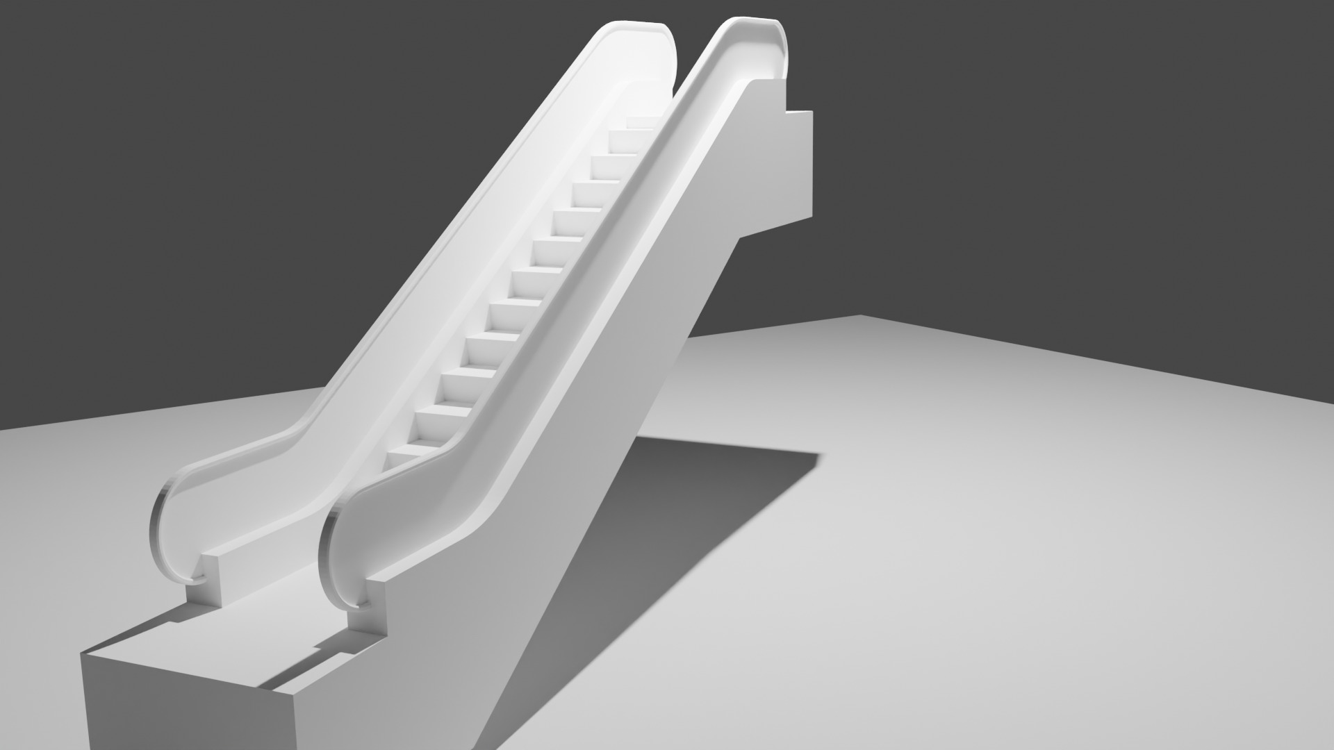 Escalator free 3D model | CGTrader