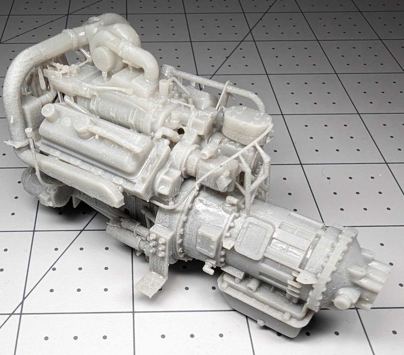 Detroit Diesel free 3D model 3D printable | CGTrader