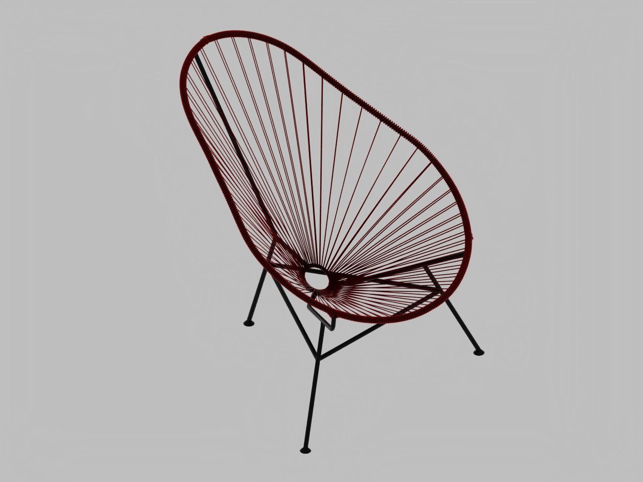 Original Acapulco Chair free 3D model | CGTrader