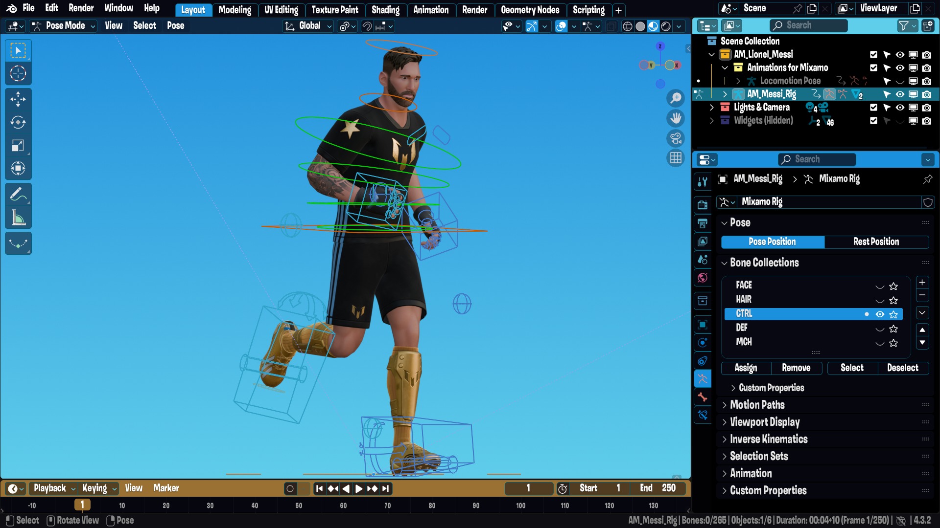 3D model Fortnite - Lionel Messi VR / AR / low-poly | CGTrader