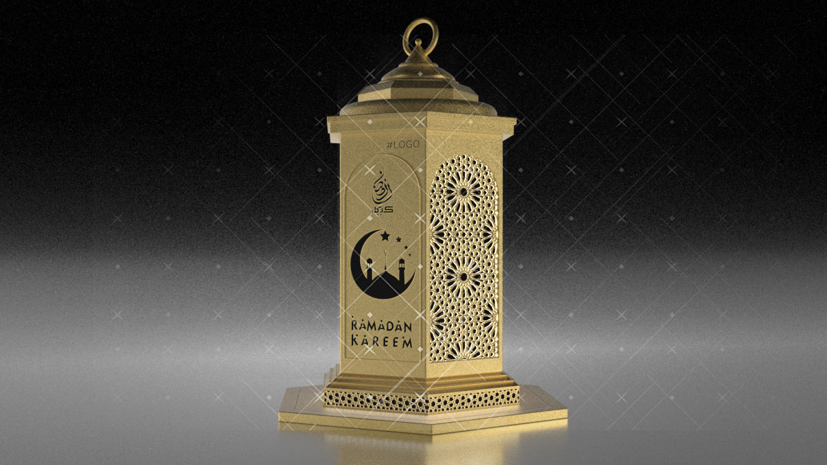 Ramadan Decoration Arabic Lantern EID SETUP Islamic 3D model 3D model ...