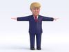 3D model Donald Trump VR / AR / low-poly | CGTrader