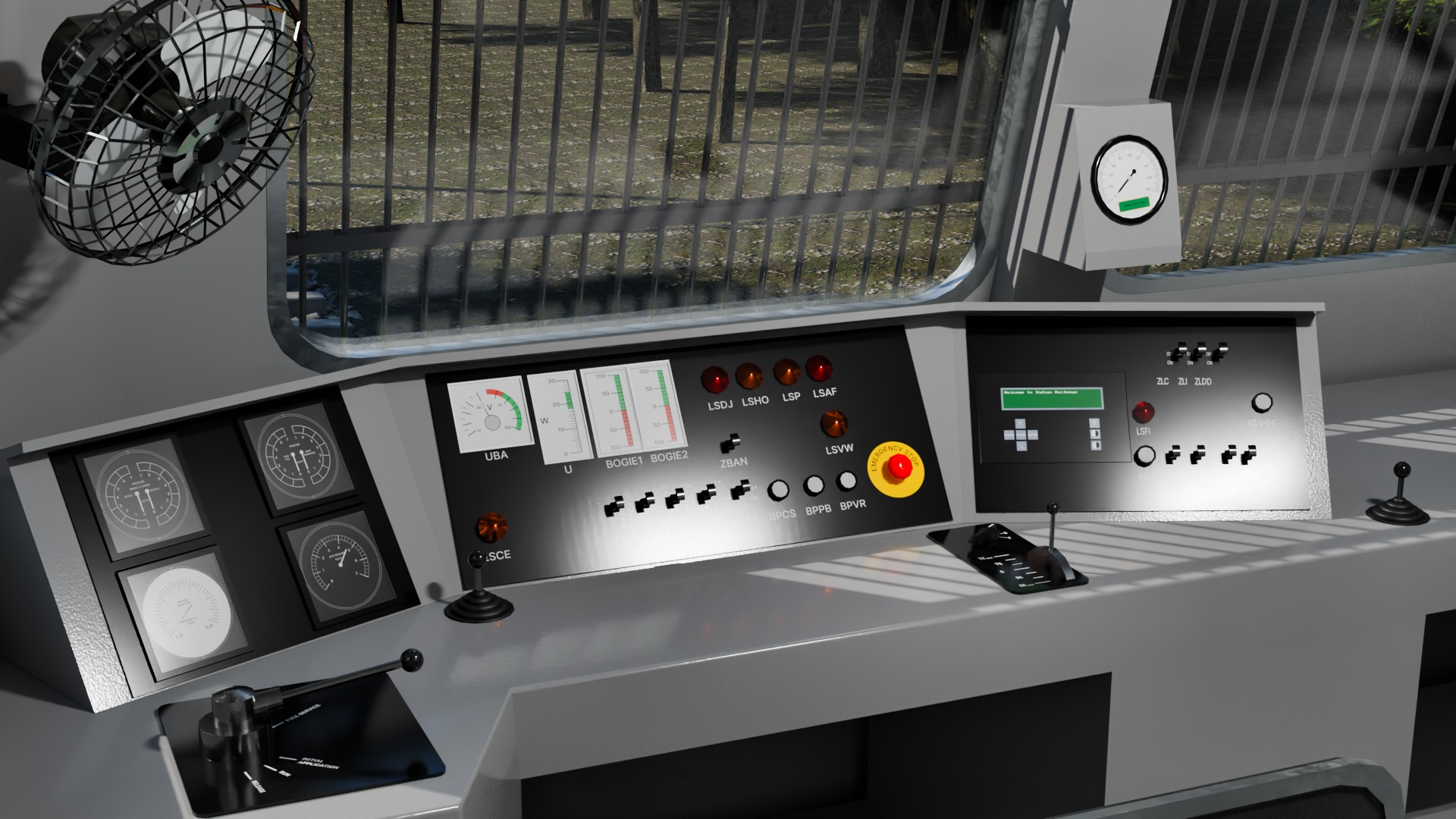 3D model Indian Railways WAG 9 Electric Locomotive with Cabin Interior ...