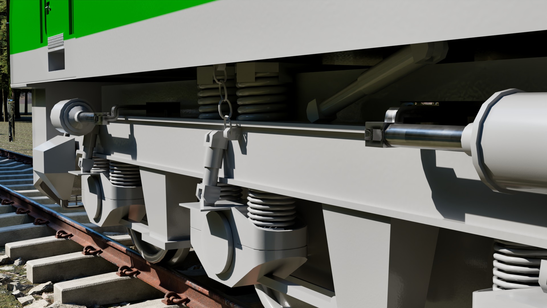 3D model Indian Railways WAG 9 Electric Locomotive with Cabin Interior ...