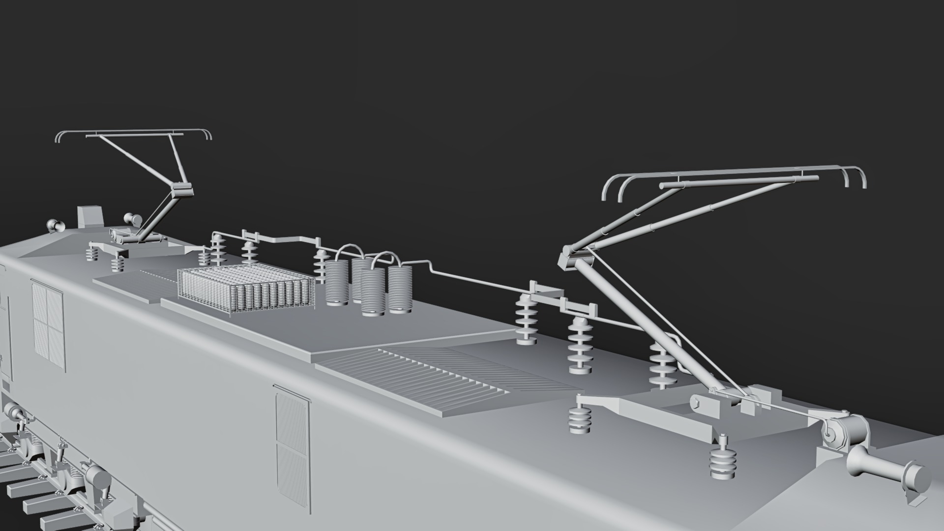 3D model Indian Railways WAG 9 Electric Locomotive with Cabin Interior ...
