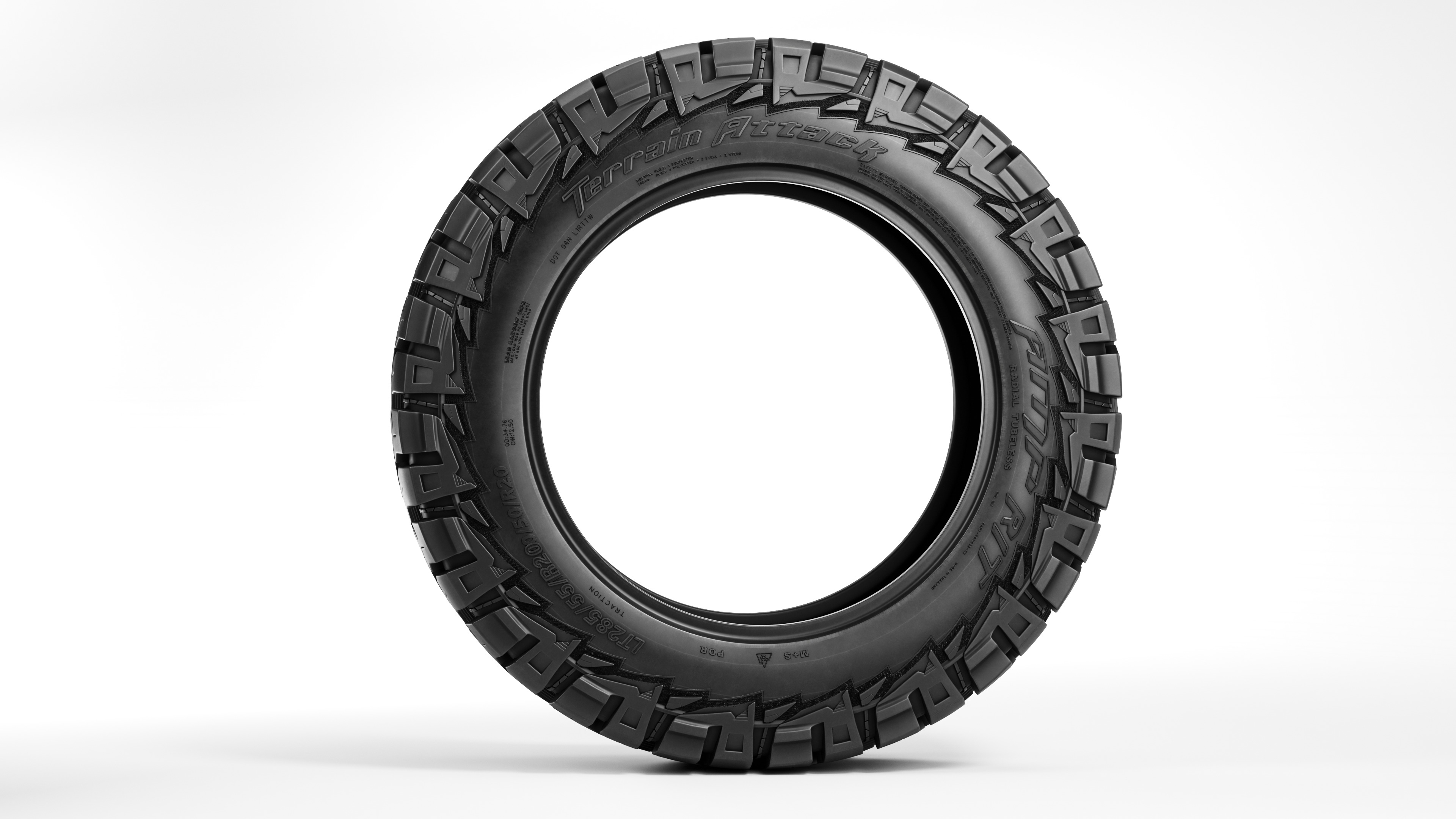 AMT Terrain Attack RT Offroad Tire 3D model | CGTrader