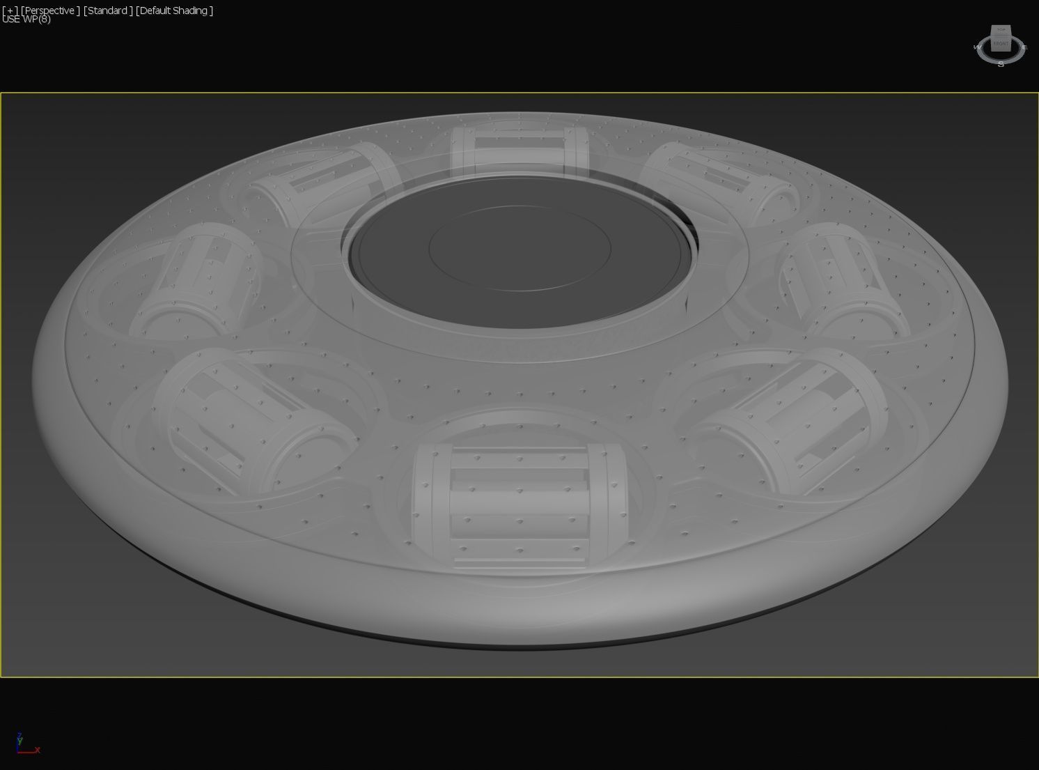 Electric VTOL - Octo Cyclotron - Concept 3D model | CGTrader
