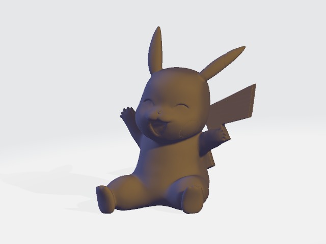 Pikachu pokemon character 3D model 3D printable | CGTrader