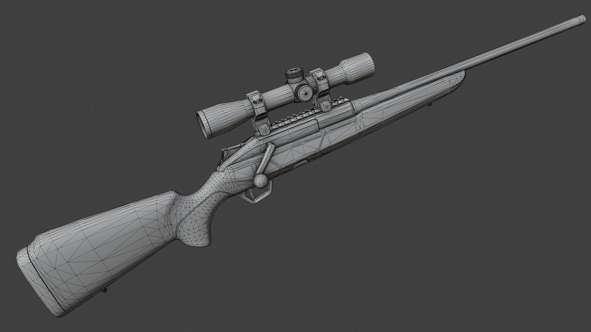 3D model BRX1 Rifle VR / AR / low-poly | CGTrader