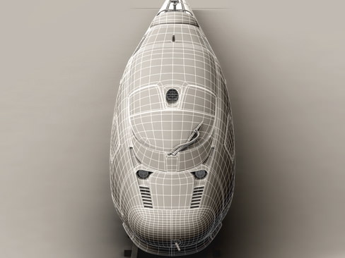 Generic High Speed Train 3D model | CGTrader