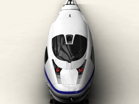 Generic High Speed Train 3D model | CGTrader