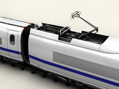 Generic High Speed Train 3D model | CGTrader