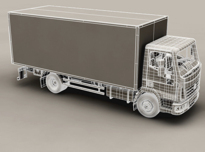 Generic Truck 3D Model .max .obj .3ds - CGTrader.com