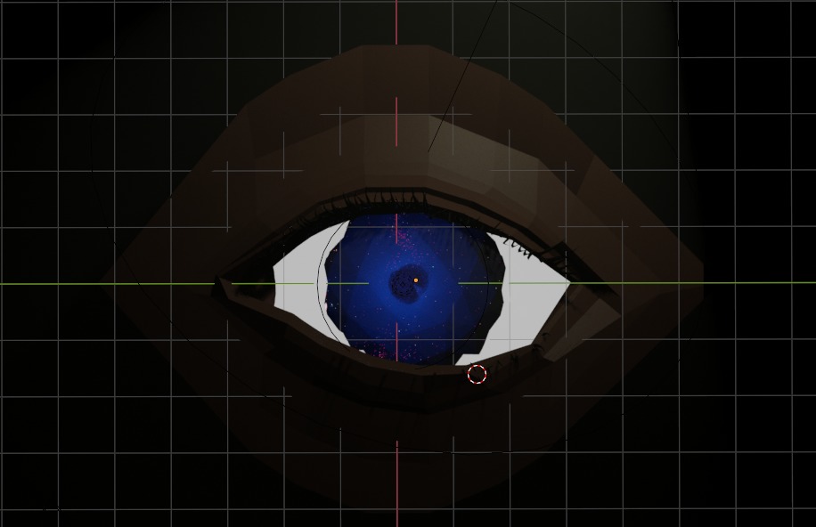 Animated Blinking Eyes with Celestial Design 3D model animated | CGTrader