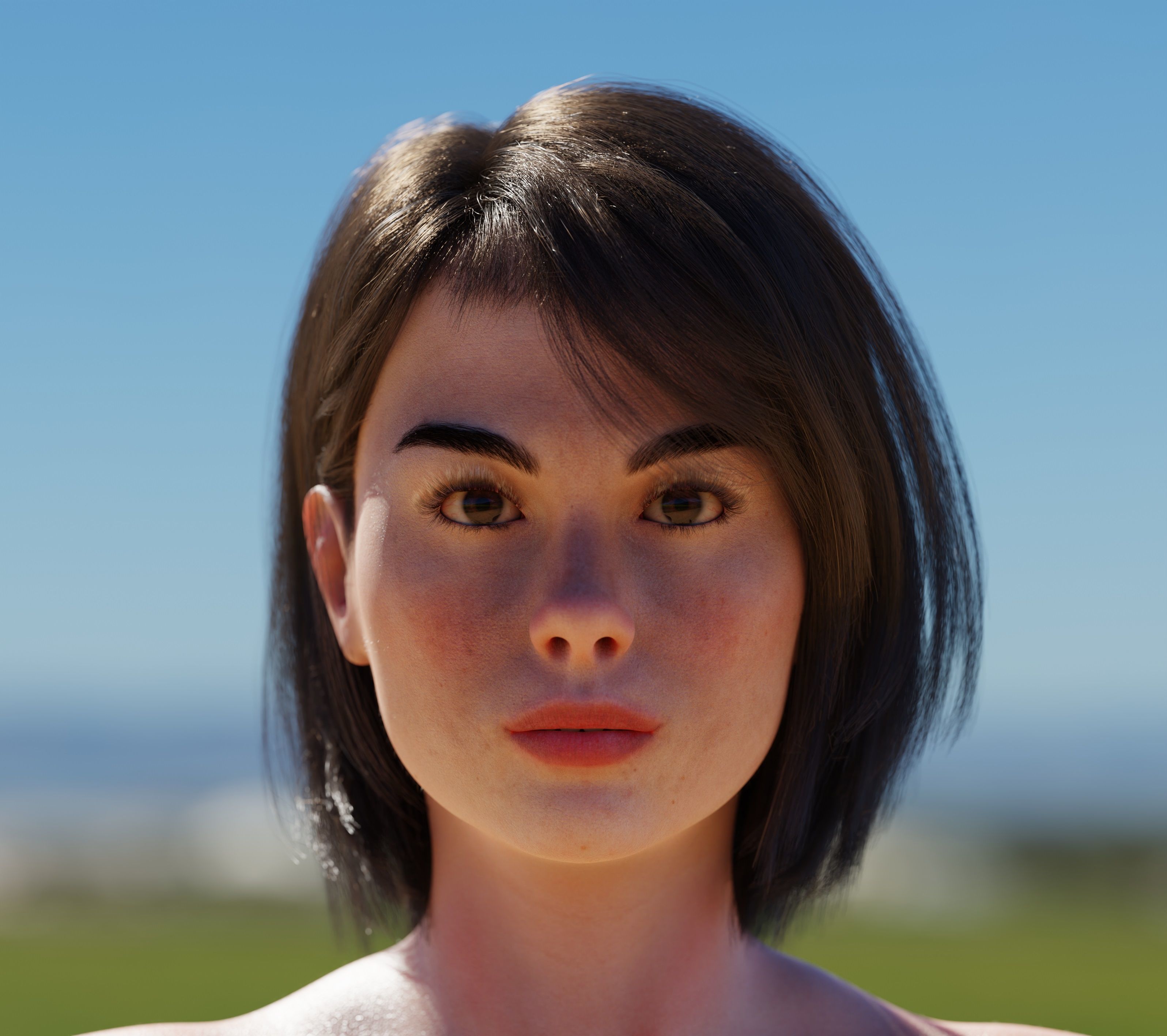 3D model Realistic Female Rigged V 2 VR / AR / low-poly | CGTrader